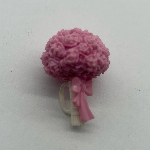 Barbie | Toys | Vintage Barbie Pink Rose Wedding Bouquet | Poshmark